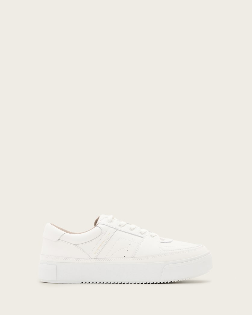 Millie Low Top Leather Sneakers White | ALLSAINTS US